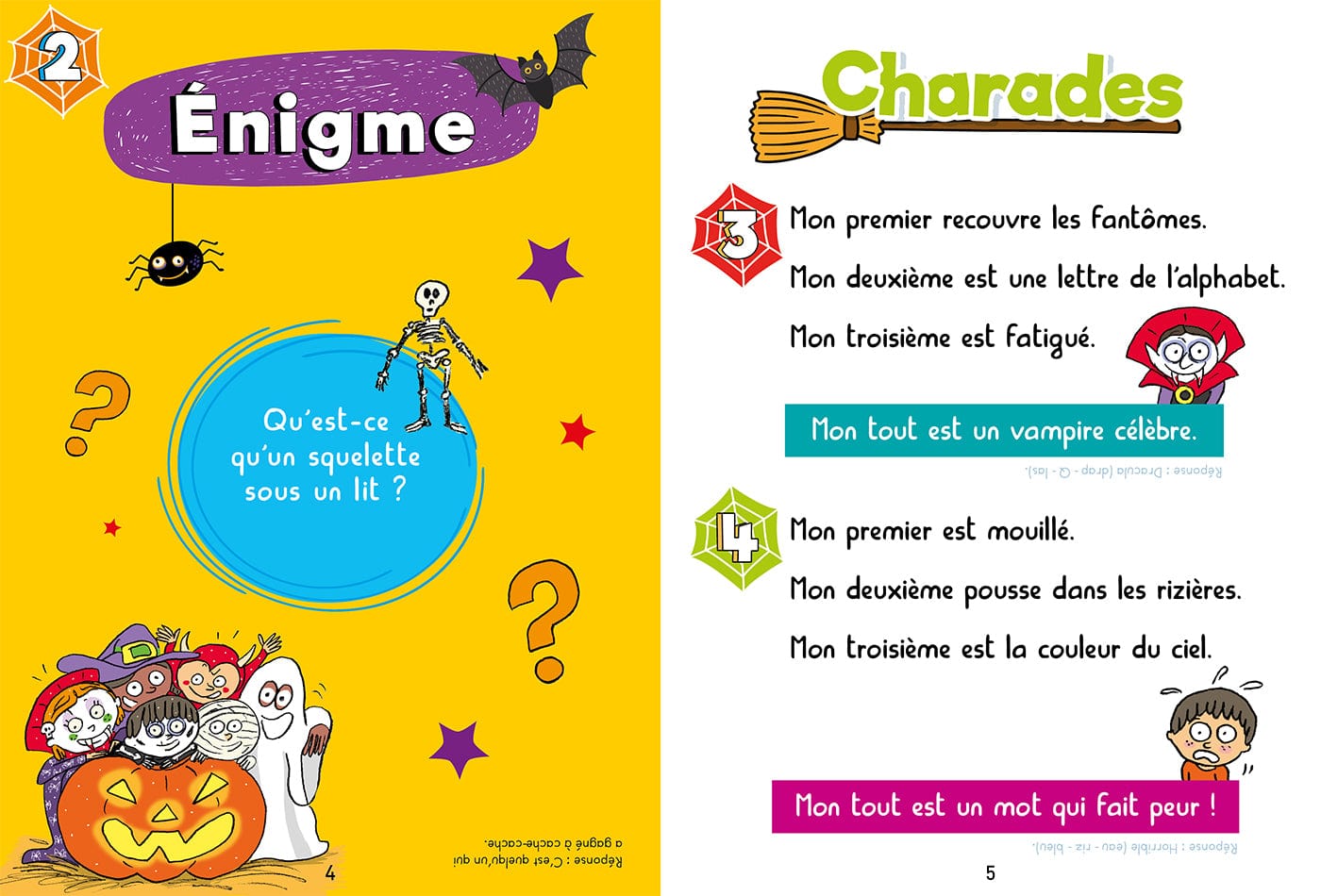 100 blagues, charades et devinettes spécial frissons avec Sami et Juli ...